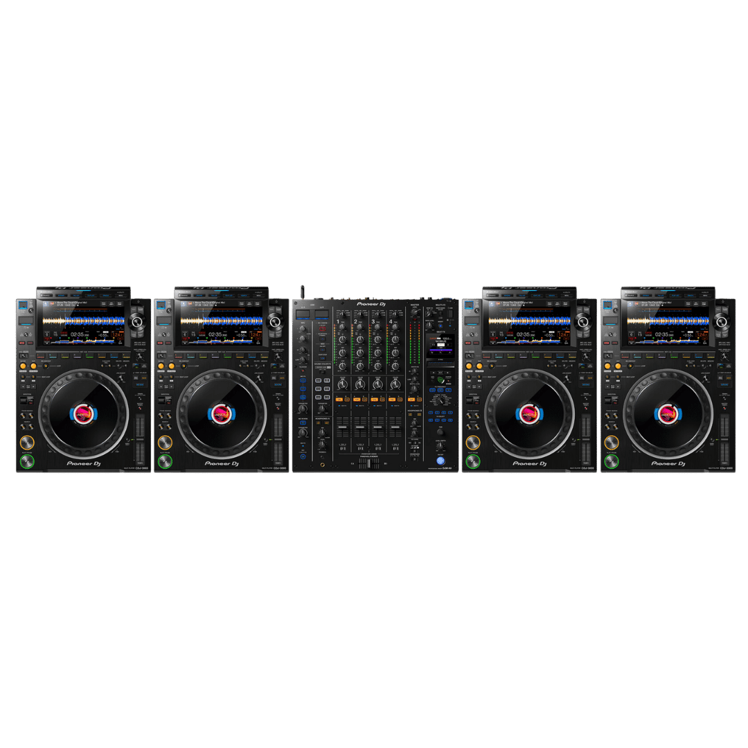 4x CDJ 3000 + A9 mixer - Event Gear