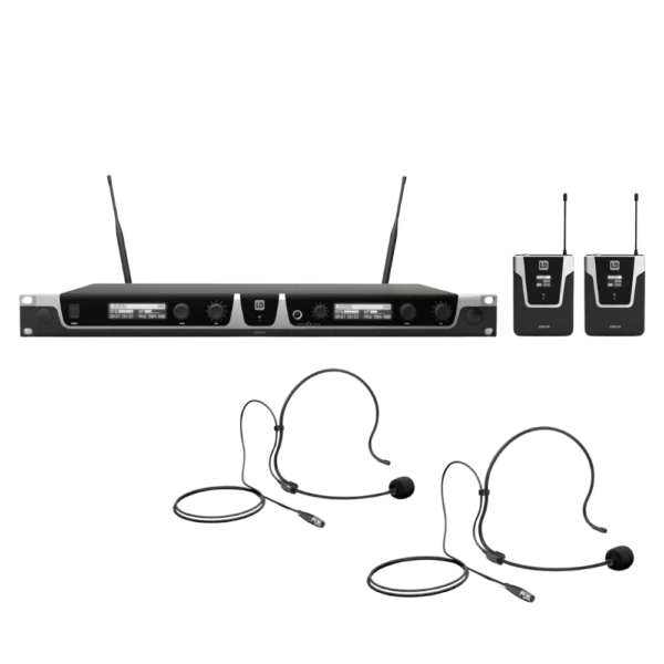 LD Systems U500 BPH - Draadloos microfoonsysteem met 2x bodypack en 2x ...